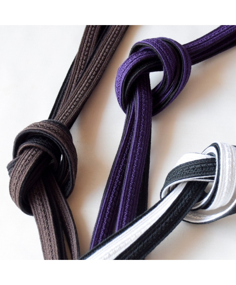 Sageo for saya of iaito / katana. In silk, nice chuya bicolor pattern.