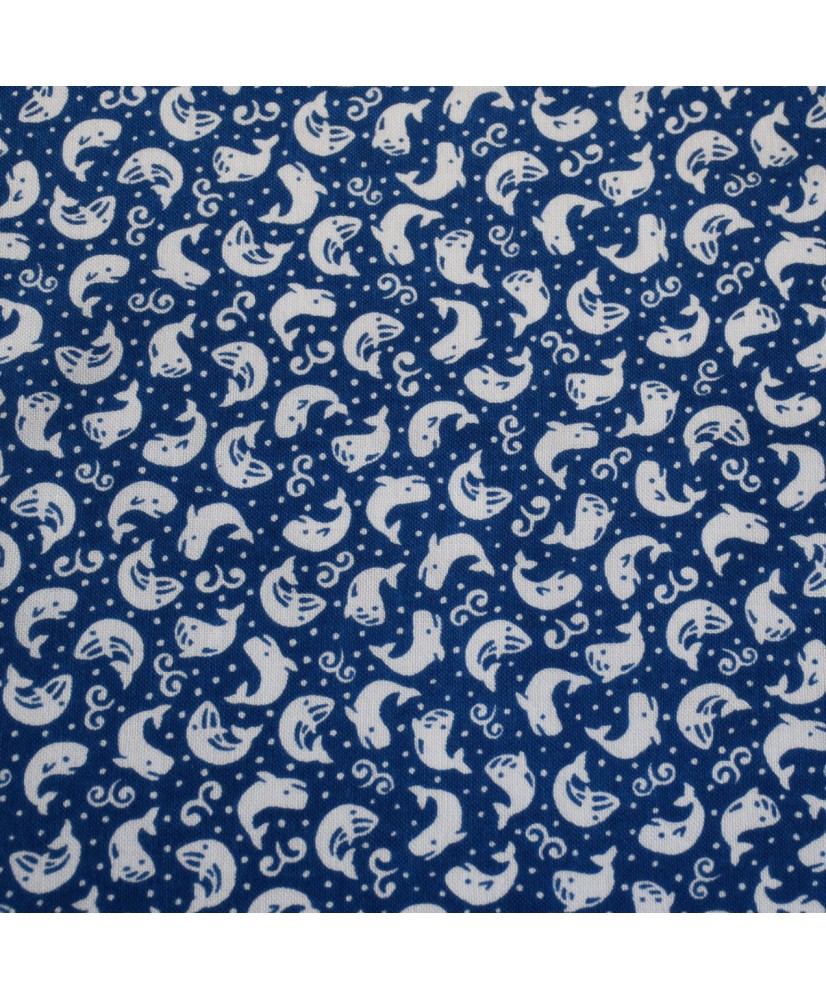 Tenugui kendo KUJIRA Dark blue