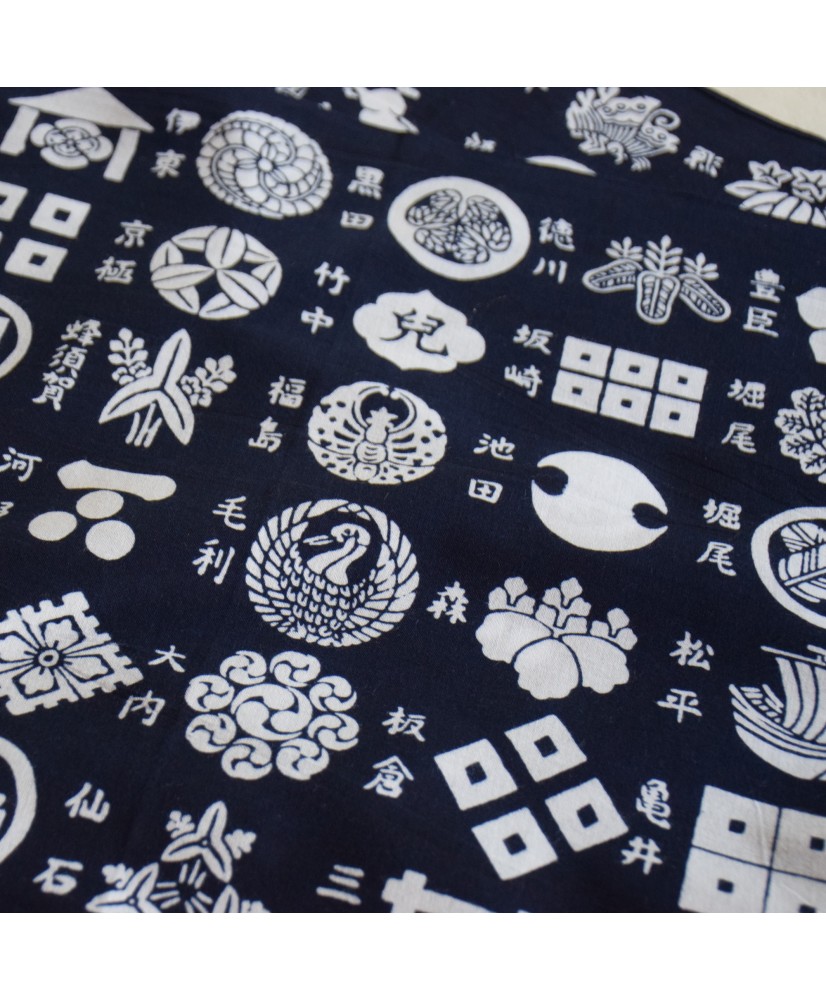 Tenugui kendo japanese towel - SENGOKU KAMON/ family coat of arms