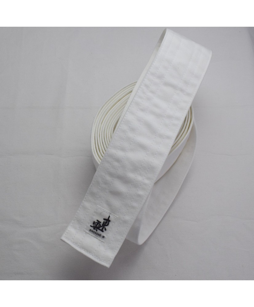 Aikido / Iaido obi haut de gamme en tissu tetron, fabriqué au Japon.