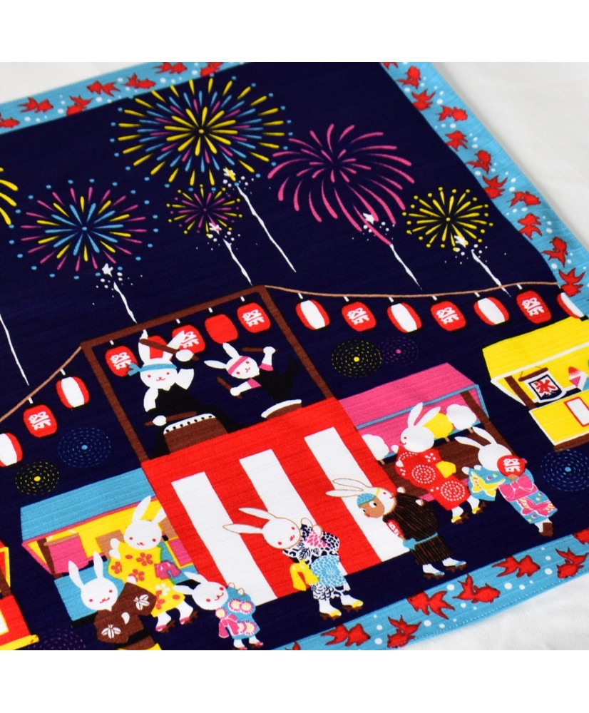 Small furoshiki-NATSU MATSURI (summer festival)