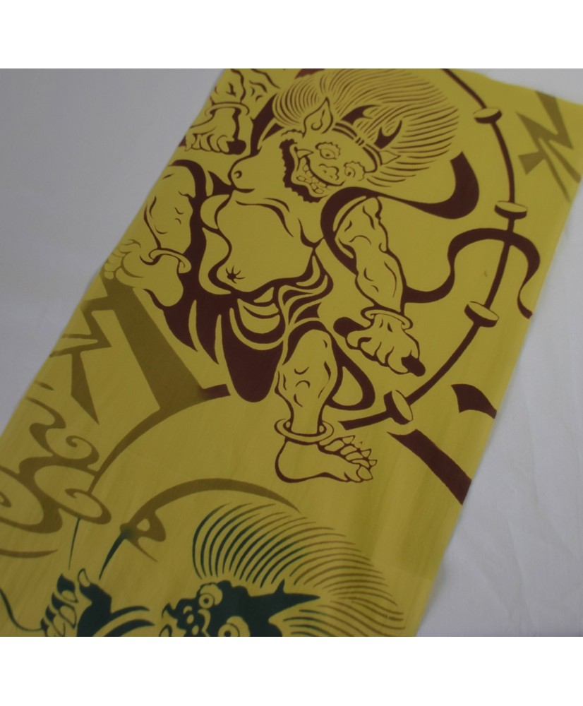 Tenugui traditional Japanese towel FUJIN RAIJIN