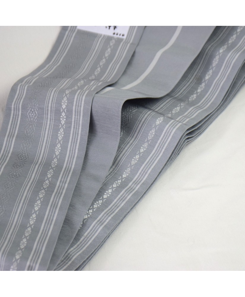 Kaku obi Kenjo silk for Kenjutsu made in Hakata, Japan. Best quality.