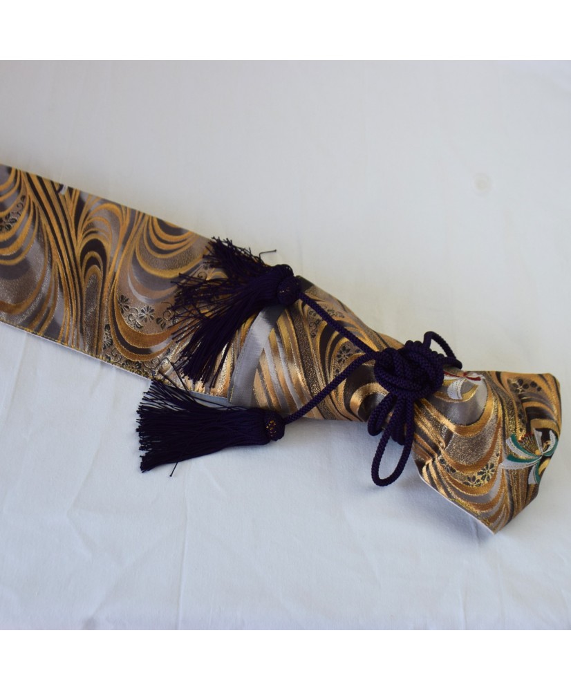 KATANA IAITO traditional Japanese Bag- KOTEN Purple