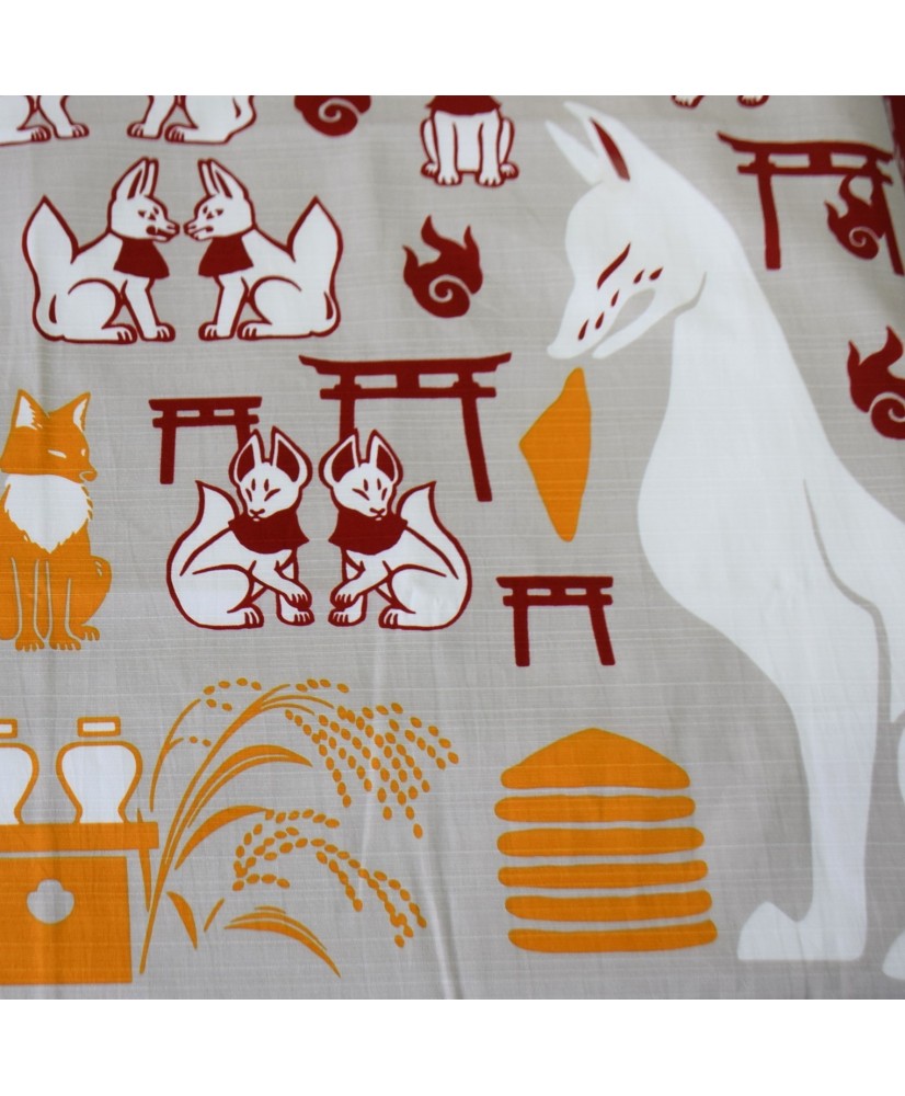 FUROSHIKI un Sac ecologique HYAKUSEN INARI