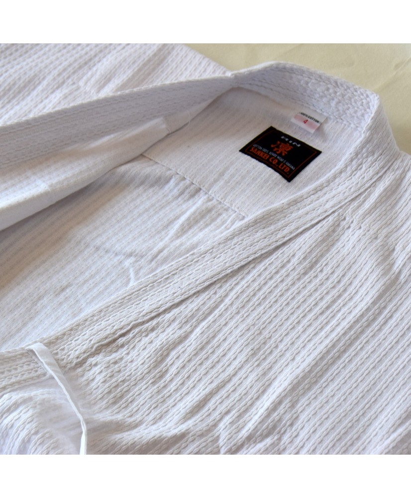 Chaqueta iaido aikido kendo kimono keikogi blanco - sinonome japan