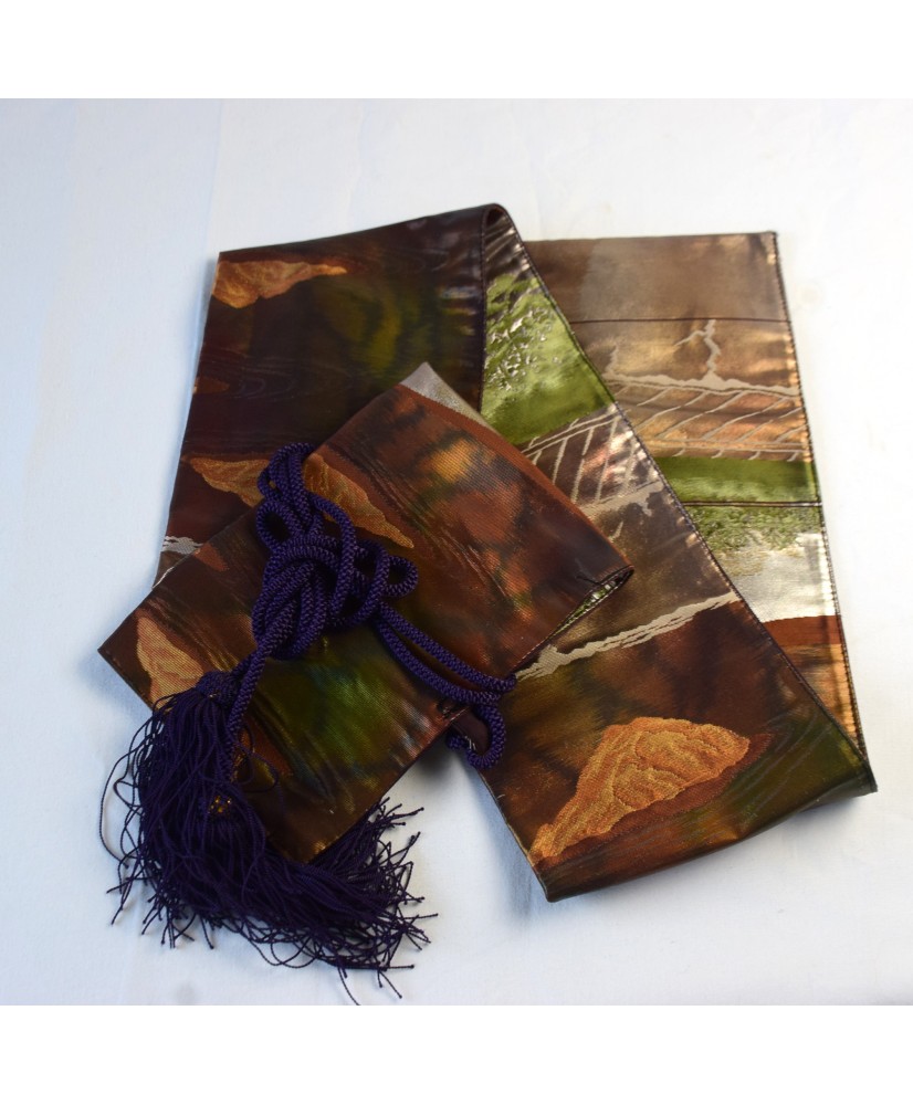 KATANA IAITO traditional Japanese Bag ZEN silk