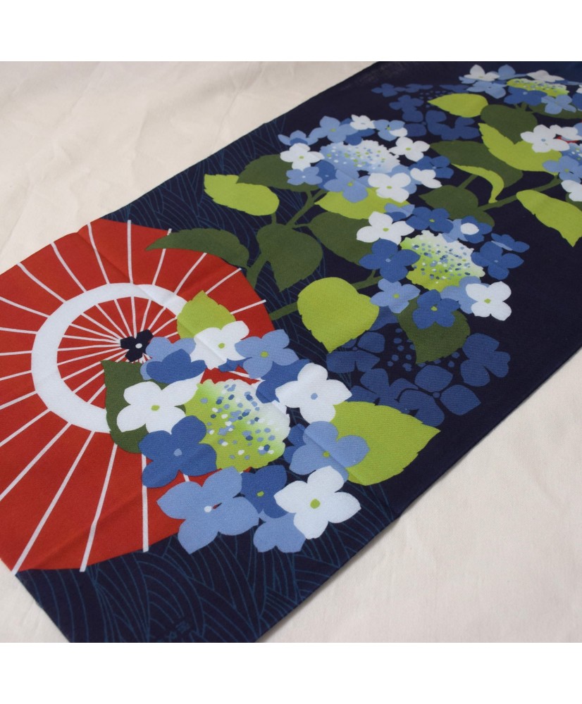 Japanese traditional towel tenugui - AJISAI WAGESHIKI