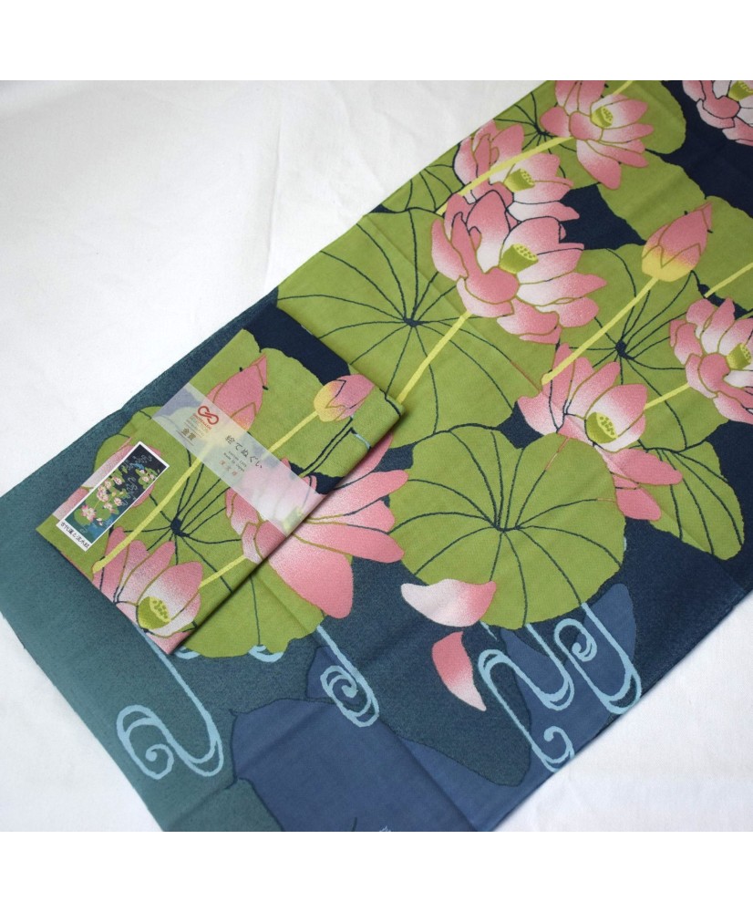 Japanese traditional towel tenugui - KODAI HASU