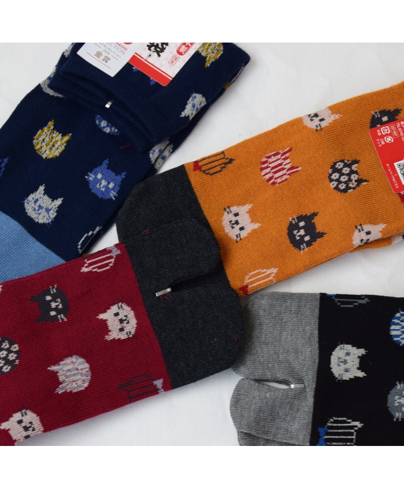 japanese tabi socks neko
