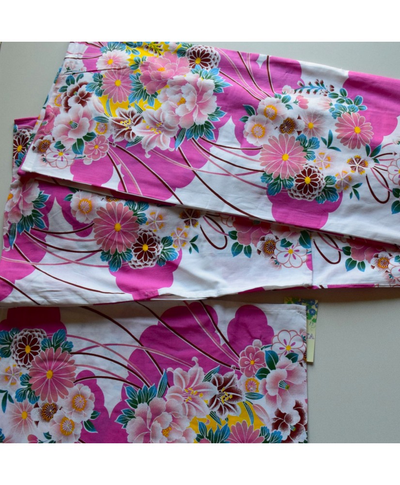 Yukata SET -Japanese cotton summer kimono