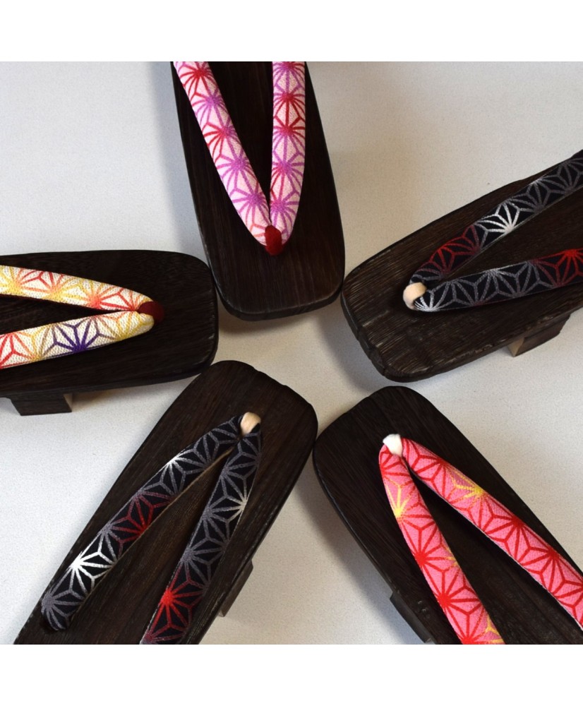 Geta femme 25.5cm motif ASA