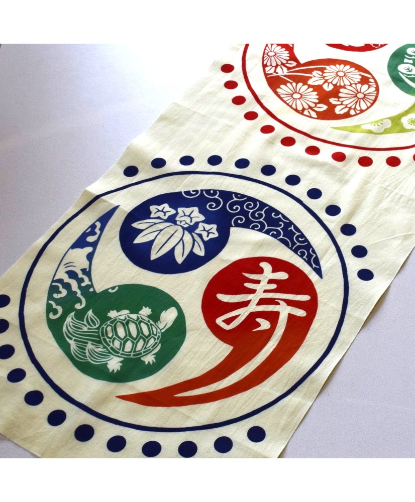 Tenugui serviette japonais KOTOBUKI DAIKO