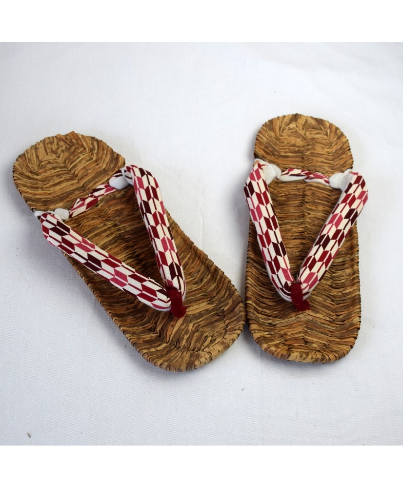 Japanese zori sandal sakura- footwear of bamboo bark