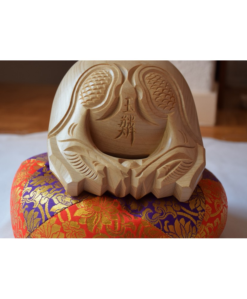 Mokugyo de alta calidad, instrumento (tambor) Budismo Zen soto Rinzai.