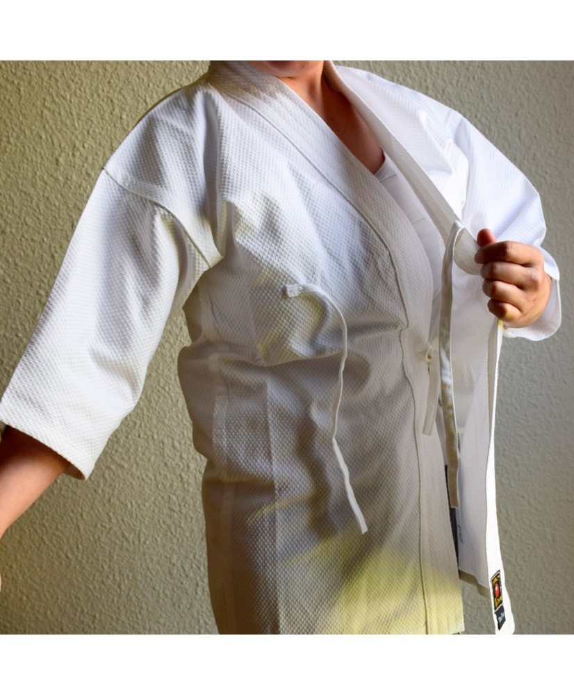 White keikogi jacket for Iaido, aikido, kendo training-Sinonome japan